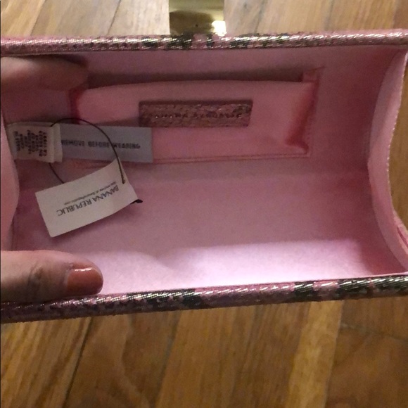 Banana Republic | Bags | Banana Republic Pink Python Clutch | Poshmark